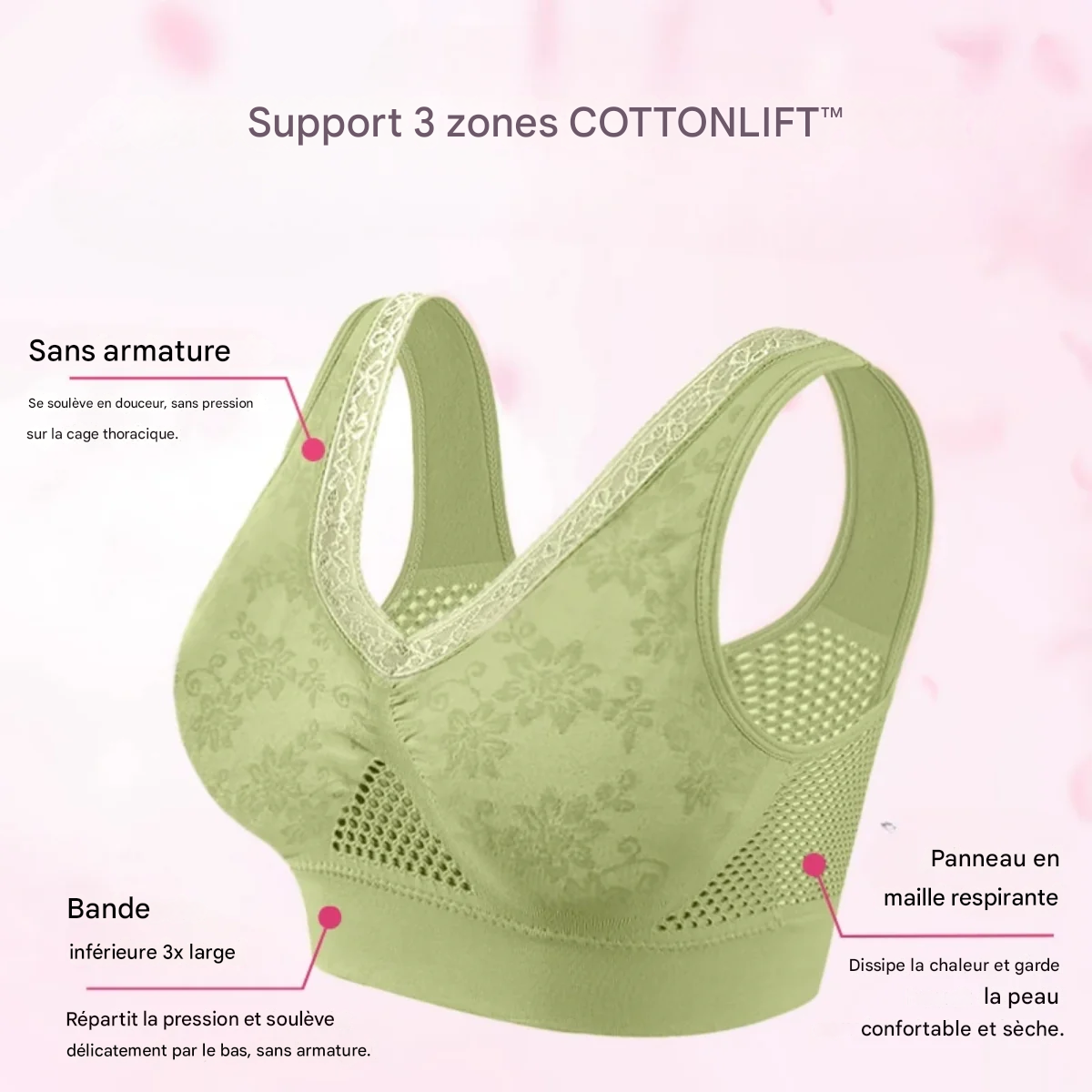 CalmiBra™ – Soutien-Gorge Sans Armature au Confort Naturel & Maintien ...